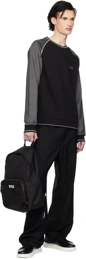 Hugo Boss Round Toe Lace-up Low-top Casual Sneakers