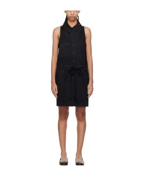 Isabel Marant Étoile Sleeveless Denim Dress With Drawstring Waist