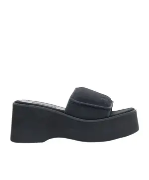 COURREGES Wedge Sandals - Black