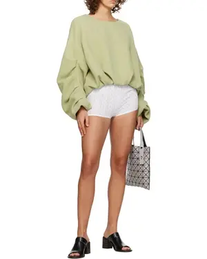 Issey Miyake Prism Matte-2 Tote - Grey