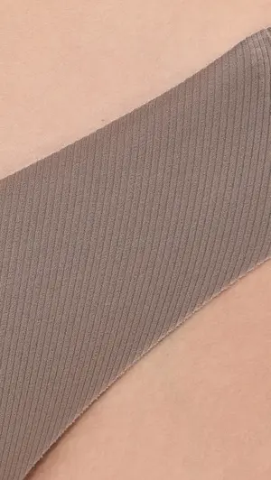 Commando Cotton Rib Thong