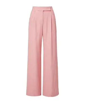 Veronica Beard Pleated Casual Pants - Pink