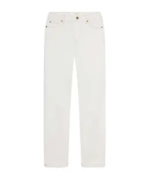 FRAME Belt Loop Jeans - White