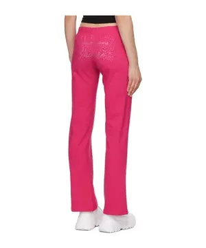 Versace Logo Crystal Sweatpants