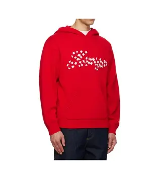 Kenzo Embroidered Cotton And Wool Hoodie