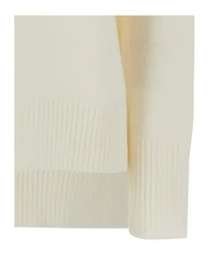 LISA YANG Mila Crewneck Knitwear - Cream White