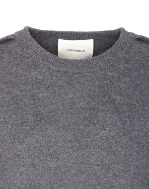 LISA YANG Othelia Cut-out Knitwear - Graphite
