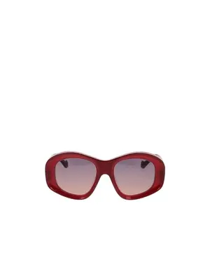 Loewe Geometric Frame Sunglasses - Multicolor