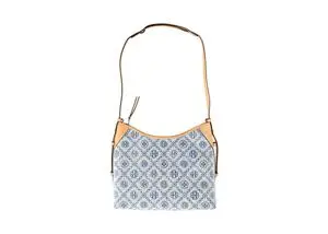 Tory Burch Denim Messenger Bag - Powder Blue