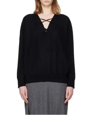 Lisa Yang Store Drop Shoulder Knitwear For Women