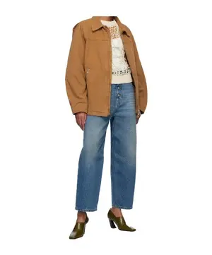 MAISON MARGIELA High Waisted Straight Leg Jeans