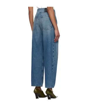 MAISON MARGIELA High Waisted Straight Leg Jeans