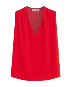 LANVIN V-neck Sleeveless Top