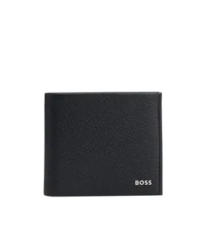 Hugo Boss Grained Leather Wallet - Black
