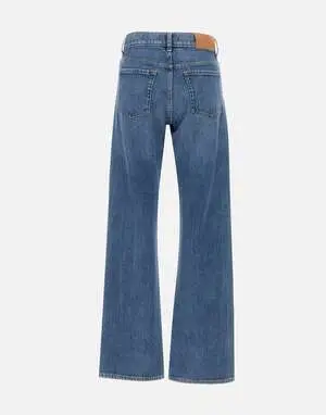 7 For All Mankind Straight Leg Jeans - Blue