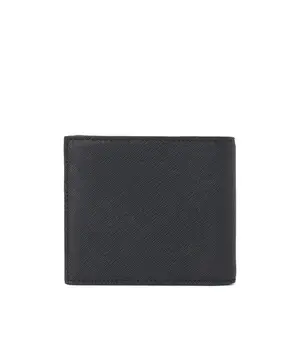VIVIENNE WESTWOOD Orb Plaque Bi-fold Wallet - Black