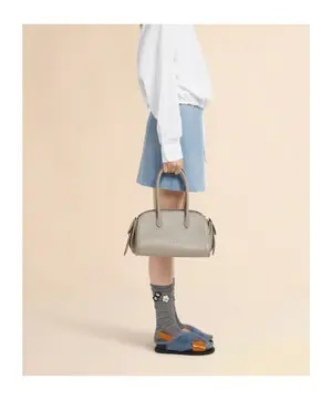 Marni Taupe Leather Top-handle Bag