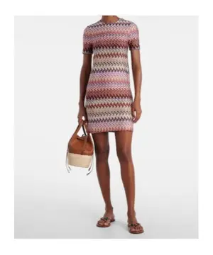 Missoni Zig Zag Lamé Mini Dress