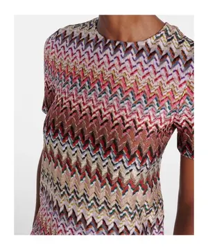 Missoni Zig Zag Lamé Mini Dress