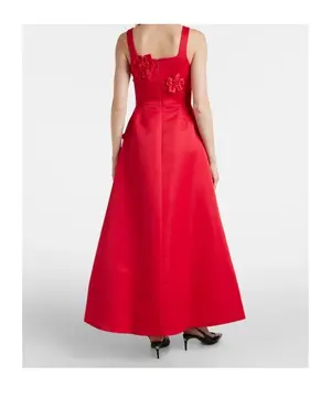 LEO Lin Rianne Floral Appliqué Maxi Dress