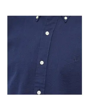 Polo Ralph Lauren Logo Embroidered Short-sleeved Shirt - Blue