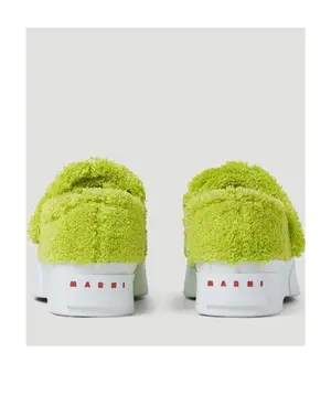 Marni Pablo Furry Mary Janes Flat