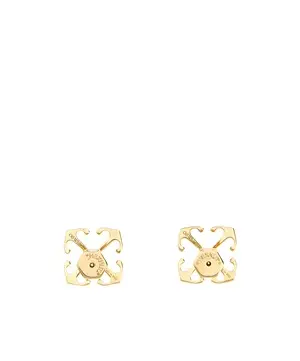 Off-White Mini Arrow Earrings