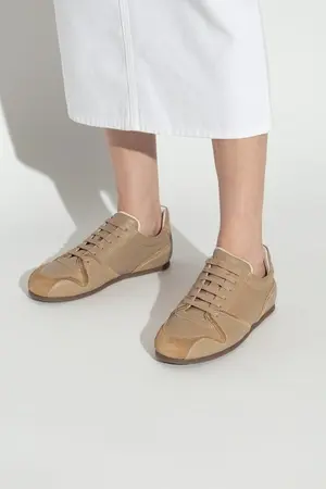 Moschino Round Toe Low Top Sneakers