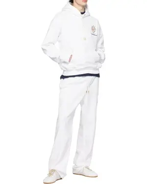 Casablanca Logo Embroidered Hoodie