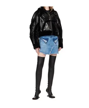 Ottolinger Faux Fur Trimmed Long Sleeve Jacket