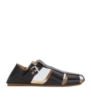 LEMAIRE Buckle Detail Sandals - Black