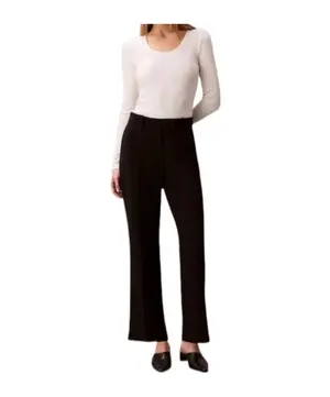 Calvin Klein Tailored Stretch Viscose Blend Pants