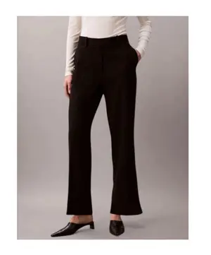 Calvin Klein Tailored Stretch Viscose Blend Pants