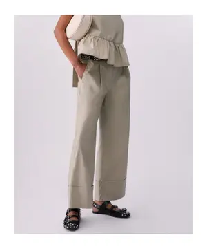 Liu Jo Pleated Wide-leg Trousers