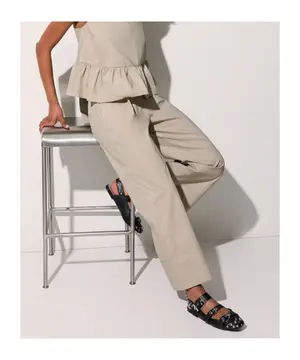 Liu Jo Pleated Wide-leg Trousers