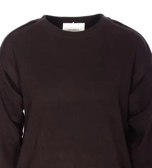 LISA YANG Othelia Cut-out Sweater - Black