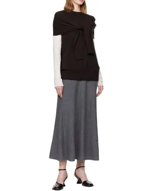LISA YANG Othelia Cut-out Sweater - Black