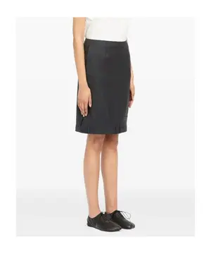 MAISON MARGIELA Pinstriped Midi Skirt