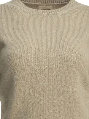 Khaite Golden Short-sleeve Knitted Jumper - Tan