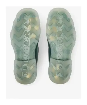 Burberry Checkered Round Toe Ankle Boots