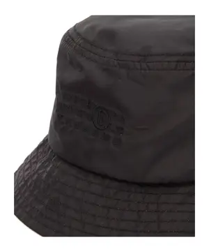 MAISON MARGIELA Embroidered Logo Bucket Hat - Black