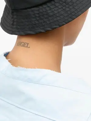 MAISON MARGIELA Embroidered Logo Bucket Hat - Black