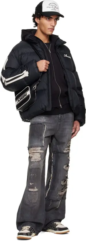 Amiri Logo Patch Camera Bag