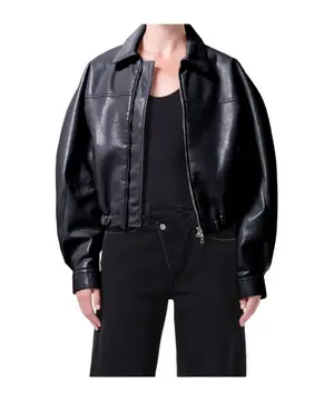 AGOLDE Dixon Cocoon Zip Bomber Jacket