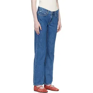 Rag & Bone Harlow Low-rise Straight Jeans