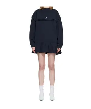 SHUSHU/TONG Long-sleeved Pleated Dress