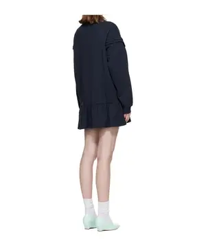 SHUSHU/TONG Long-sleeved Pleated Dress