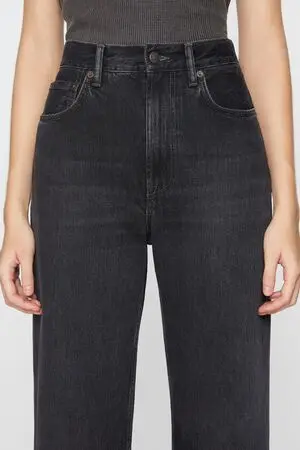 Acne Studios Relaxed Fit Flared Jeans - Black