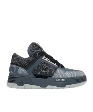 Amiri Ma-1 Bandana-jacquard Sneakers - Black