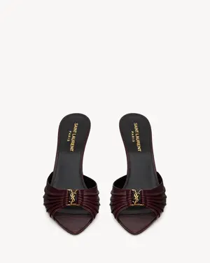 Saint Laurent Babylone Gathe Mules